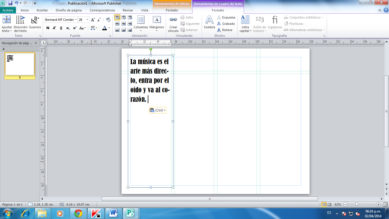 PRACTICAS DE PUBLISHER