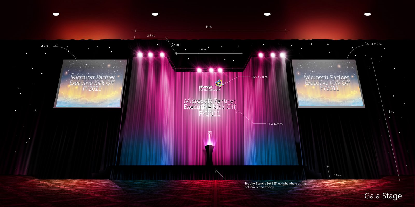 Microsoft Stage Design | Neutralart Graphic Design