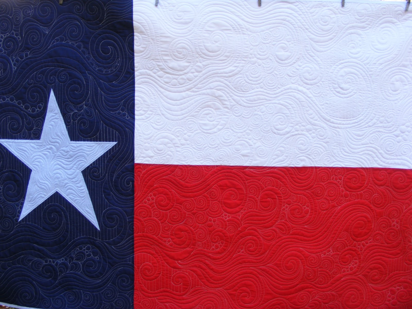 TIA CURTIS QUILTS: Texas Flag quilt #18