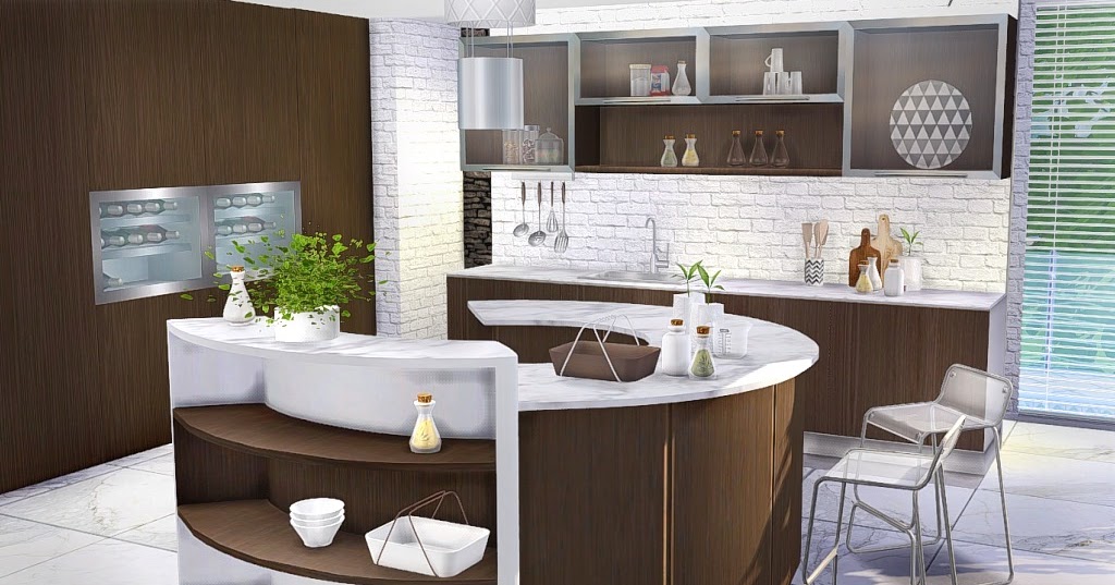 48+ Inspirasi Terpopuler Kitchen Set Sims 4 Cc
