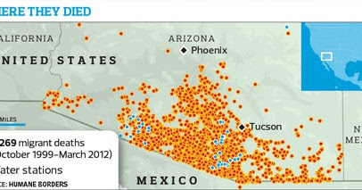 Maximizing Progress: Death Map ~ Humane Borders, Better Future?