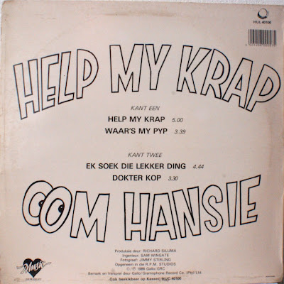 Afro-Synth: OOM HANSIE - Help My Krap (1986)