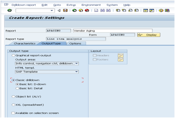 SAP FICO Central: Vendor Aging Analysis Through SAP Report Painter
