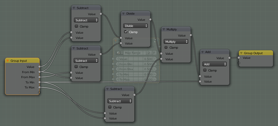 Blender Cycles: Map Range Node for Materials