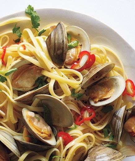 Italian spaghetti with clams recipe | AgneseItalianRecipes