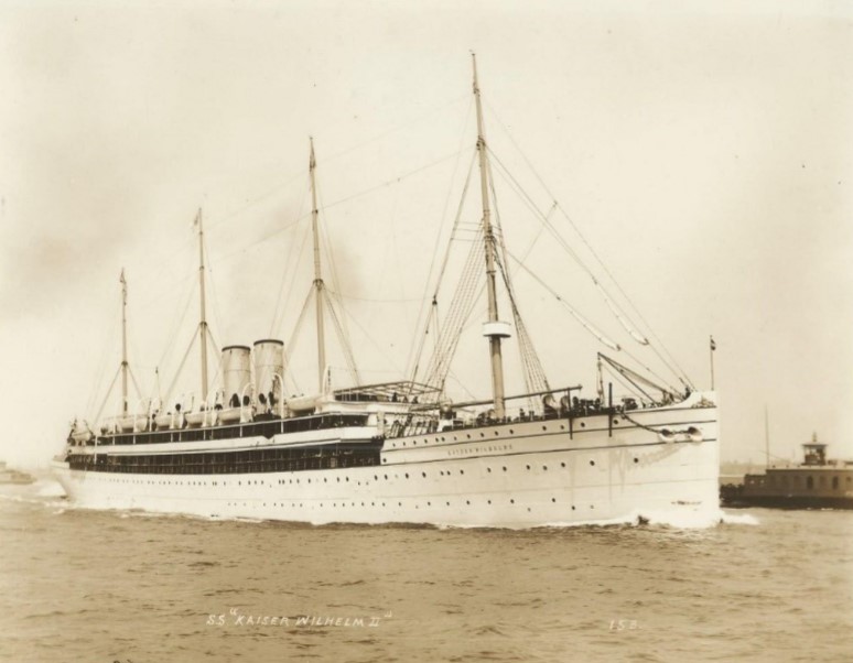 SHIPS & THE SEA - BLOGUE dos NAVIOS e do MAR: Paquete KAISER WILHELM II ...