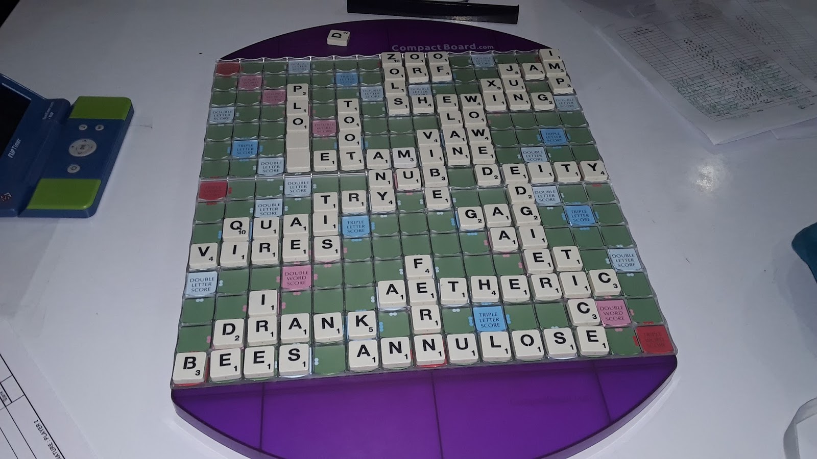 Capgemini International Scrabble Tournament 2017 - Day 2 - Scrabbling Away