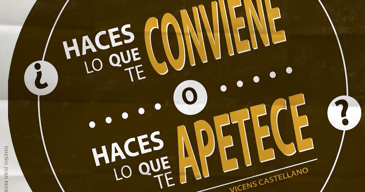 Tus decisiones serán tu historia: "¿Haces lo que te conviene o ...?