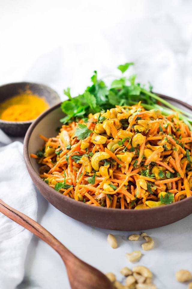Bombay Carrot Salad With Cashews And Raisins - Recipes Food