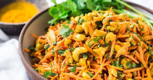 Bombay Carrot Salad With Cashews And Raisins - Recipes Food