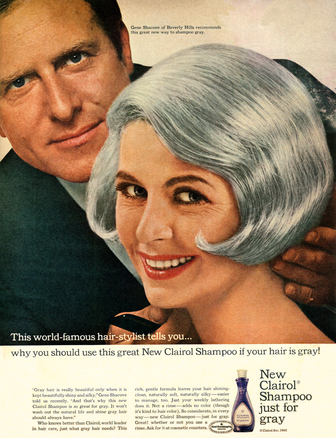 "Hate That Gray? Wash It Away!..." – These 1960s Ads For Hair Color ...