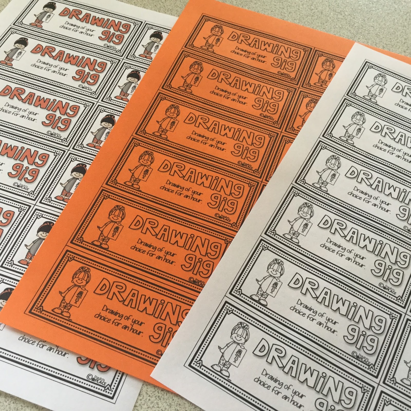 Paula's Place Teaching Resources: Class Coupons