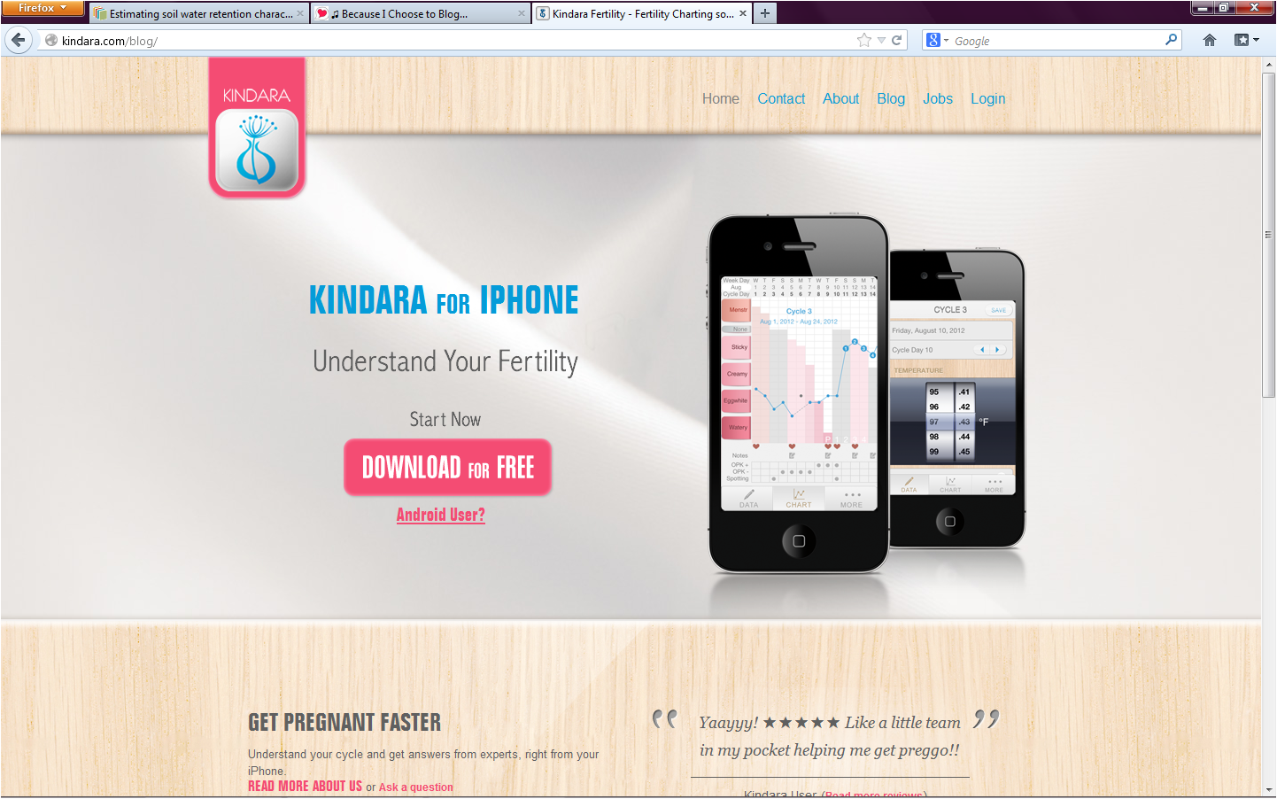 And I Choose to Blog: Kindara App: Fertility Charting Software