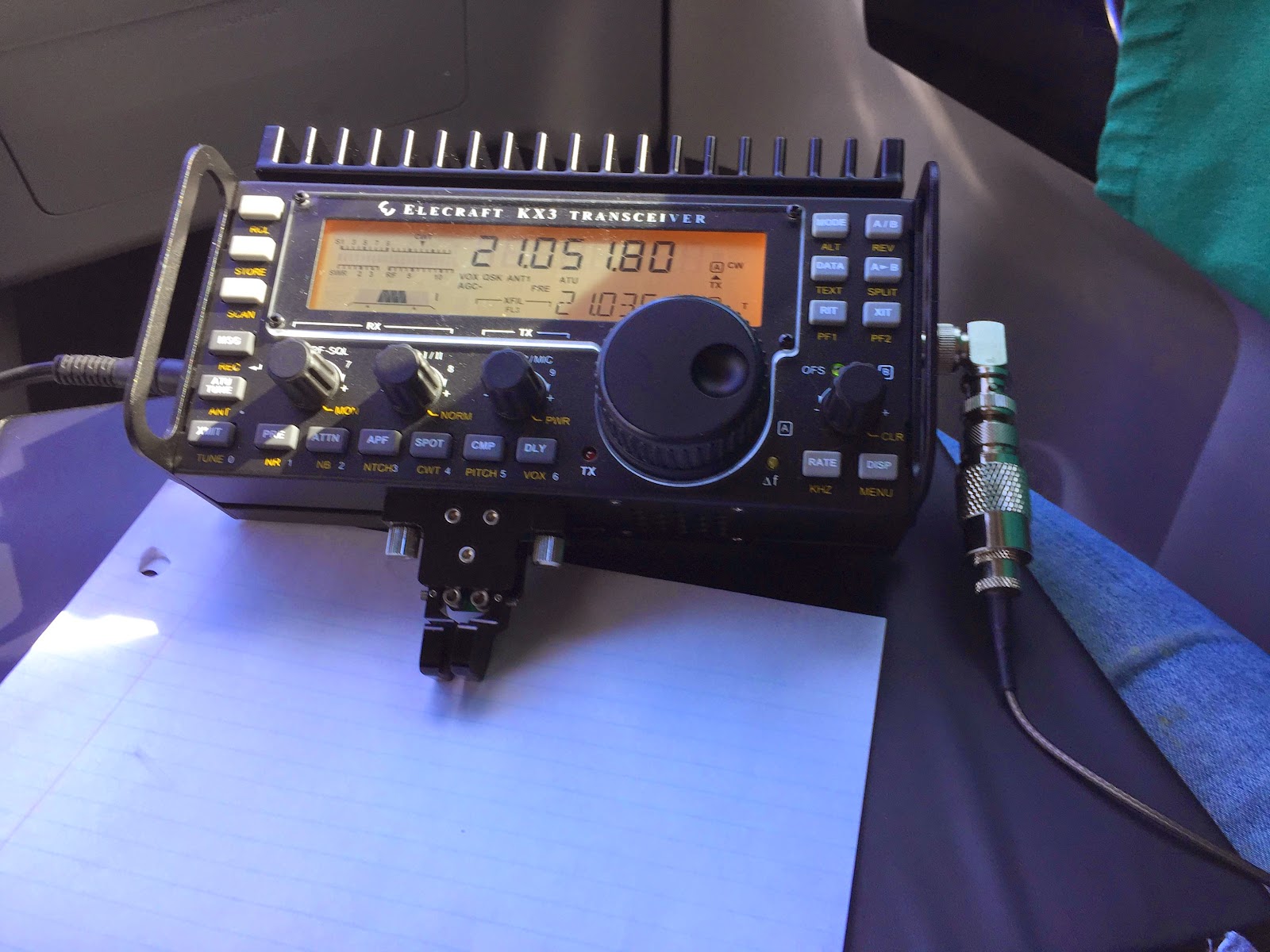 Out and about with my KX3 radio • AmateurRadio.com