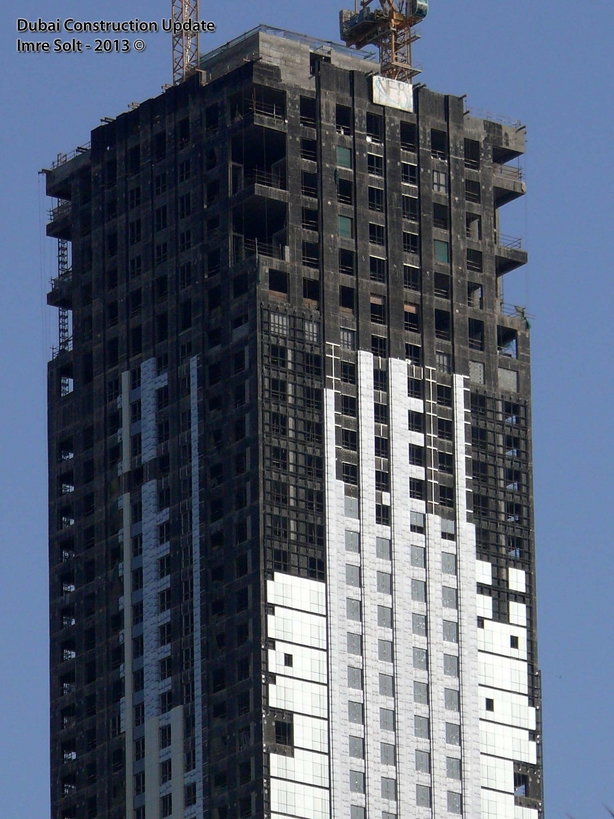 Dubai Constructions Update by Imre Solt: Marina 101 Tower construction ...