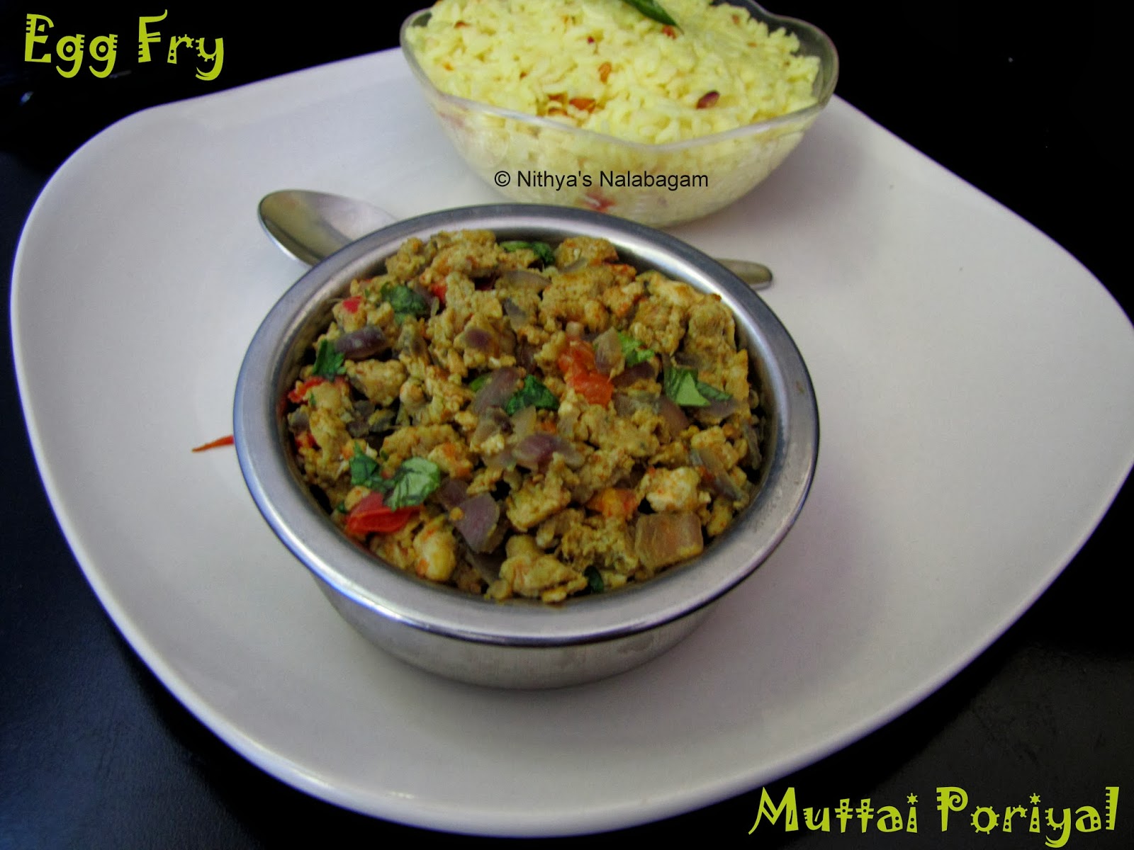 Egg Fry | Muttai Poriyal |Nithya's Nalabagam