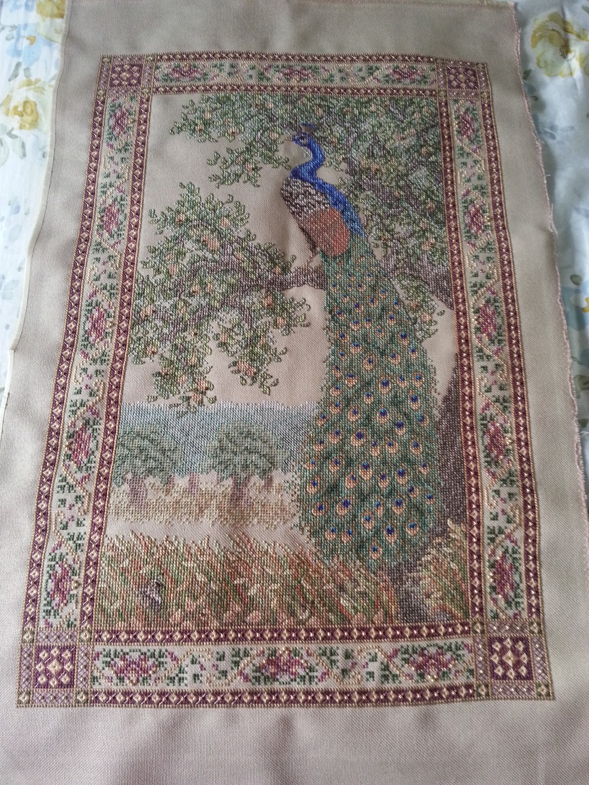 D1D2: Peacock Tapestry Completed!