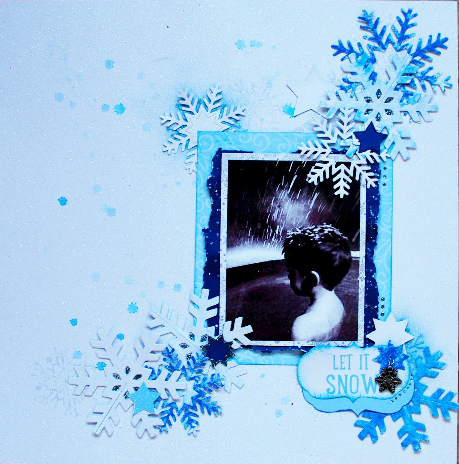 Jeri Vann: My Creative Mind: Let It Snow Layout
