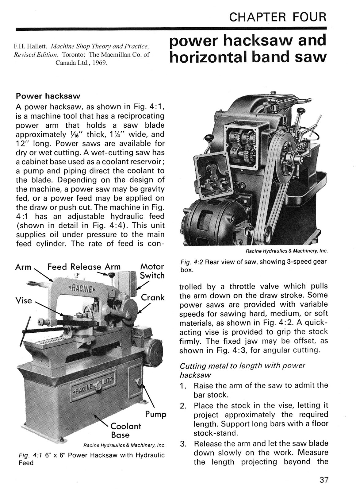 Progress is fine, but it's gone on for too long.: Power Hack Saws