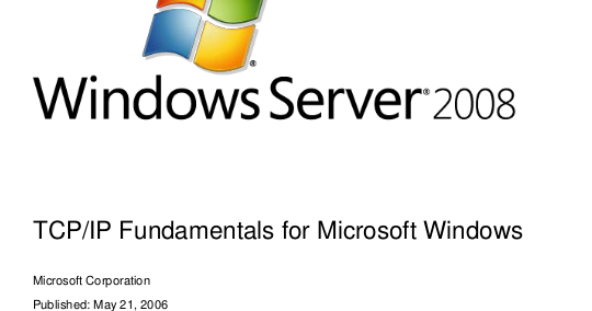Packetinside 네트워크 패킷 분석 블로그 Tcpip Fundamentals For Microsoft Windows