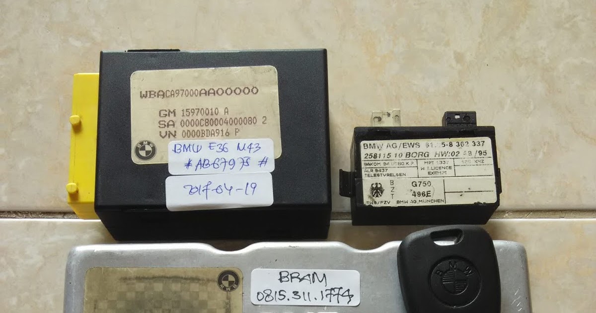 BRAM ELECTRONIC: Kunci BMW E36 M43 1996