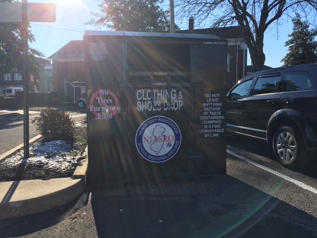Clothing Drop Off Bins Support Riverside Police Explorers