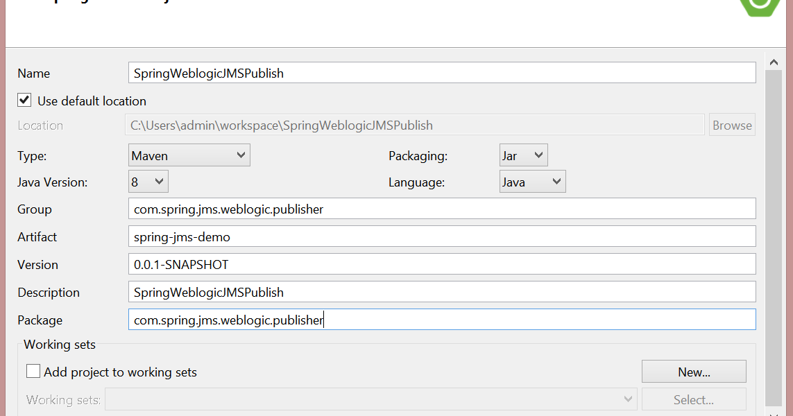 Java Unlimited Spring Boot Jms Integrated With Oracle Weblogic Jms Api 