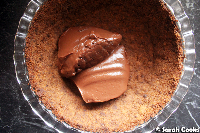 Sarah Cooks: Chocolate Pudding Pie