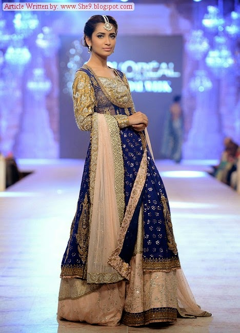 Nida Azwer Bridal Dress Collection at PFDC Bridal Week 2014 Day-3 ...