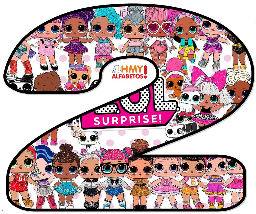 Abecedario LOL Surprise. Nice LOL Surprise Alphabet. - Oh my Alfabetos!
