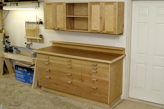 Doing by Wooding: Choice American woodworker modular shop cabinets