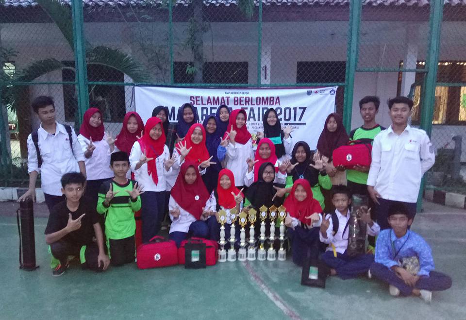 Juara Tingkat Madya di SMPN 2 Depok | PMR GAHITA