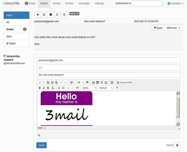 Hello Dashboard and 3mail