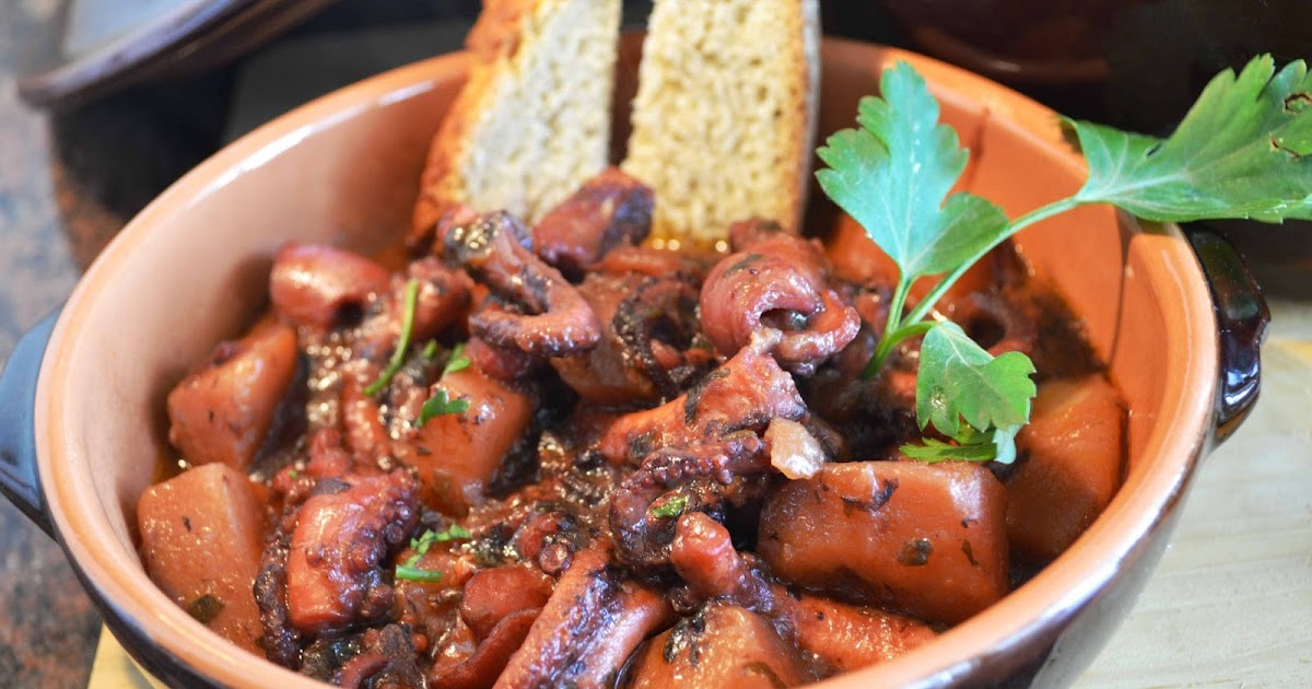 Spizzica in Salento...: Purpu alla Pignata - Polpo con le Patate