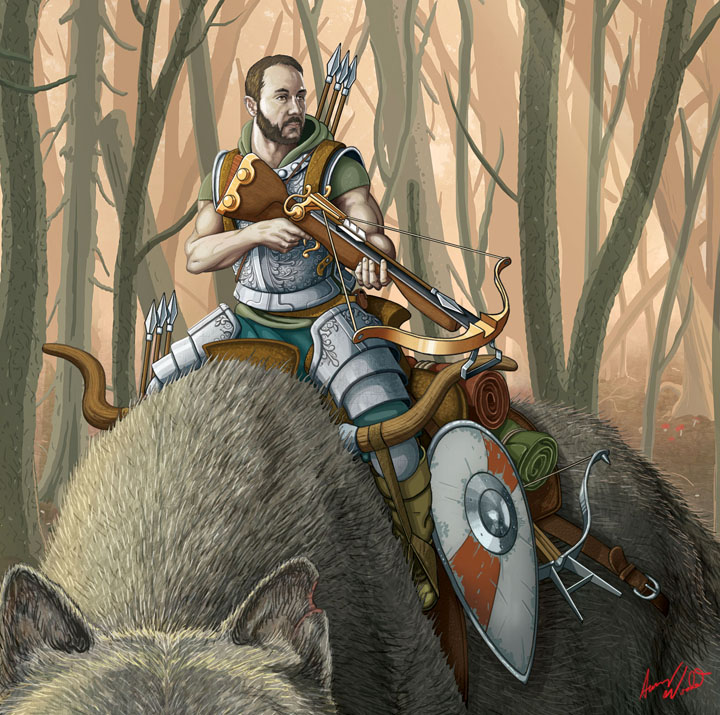 Woodard Illustration: The Wolf Rider