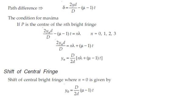 Mechanics Engineering Tutorials: Displacement of Fringes, Fringes ...