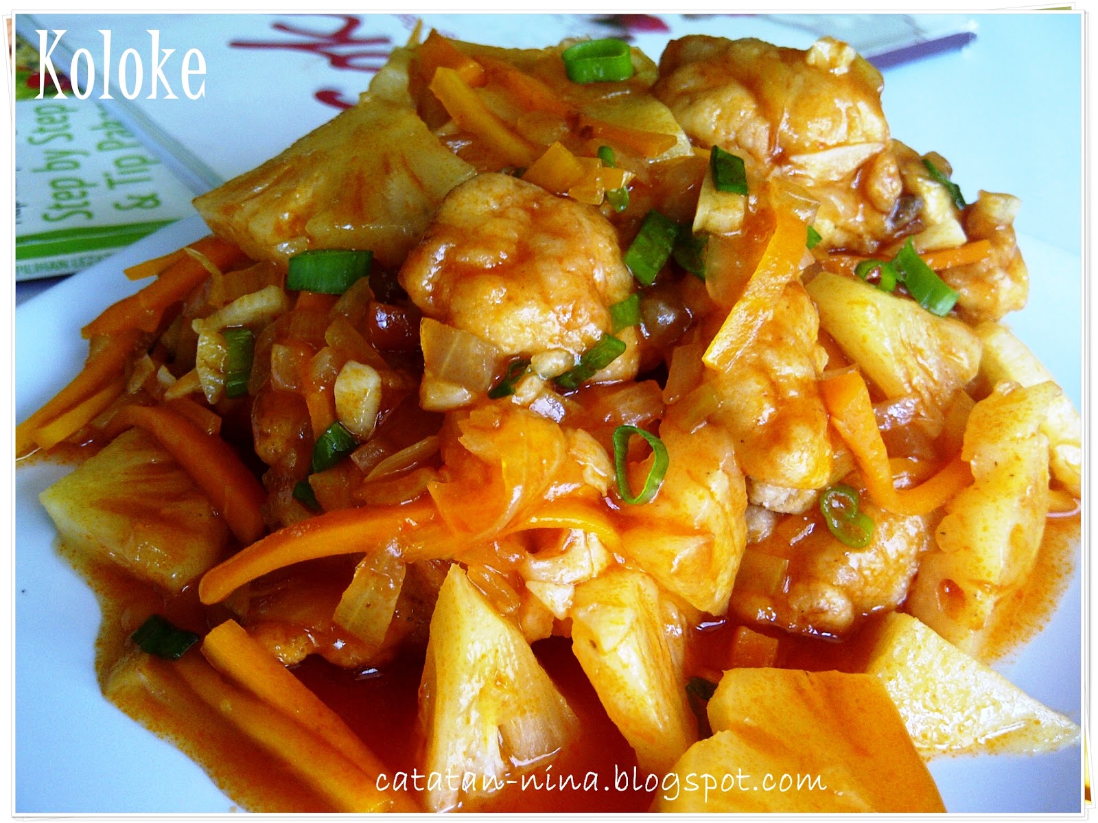 KOLOKE - Catatan-Nina | Aneka Resep Masakan Rumah menjadi Terlihat Mewah