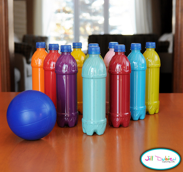 Welcome Baby: Plastic Bottle Bowling