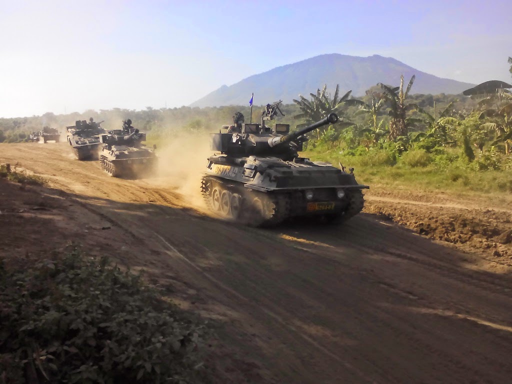 Garuda Militer: [Latgab 2014] Kavaleri TNI AD