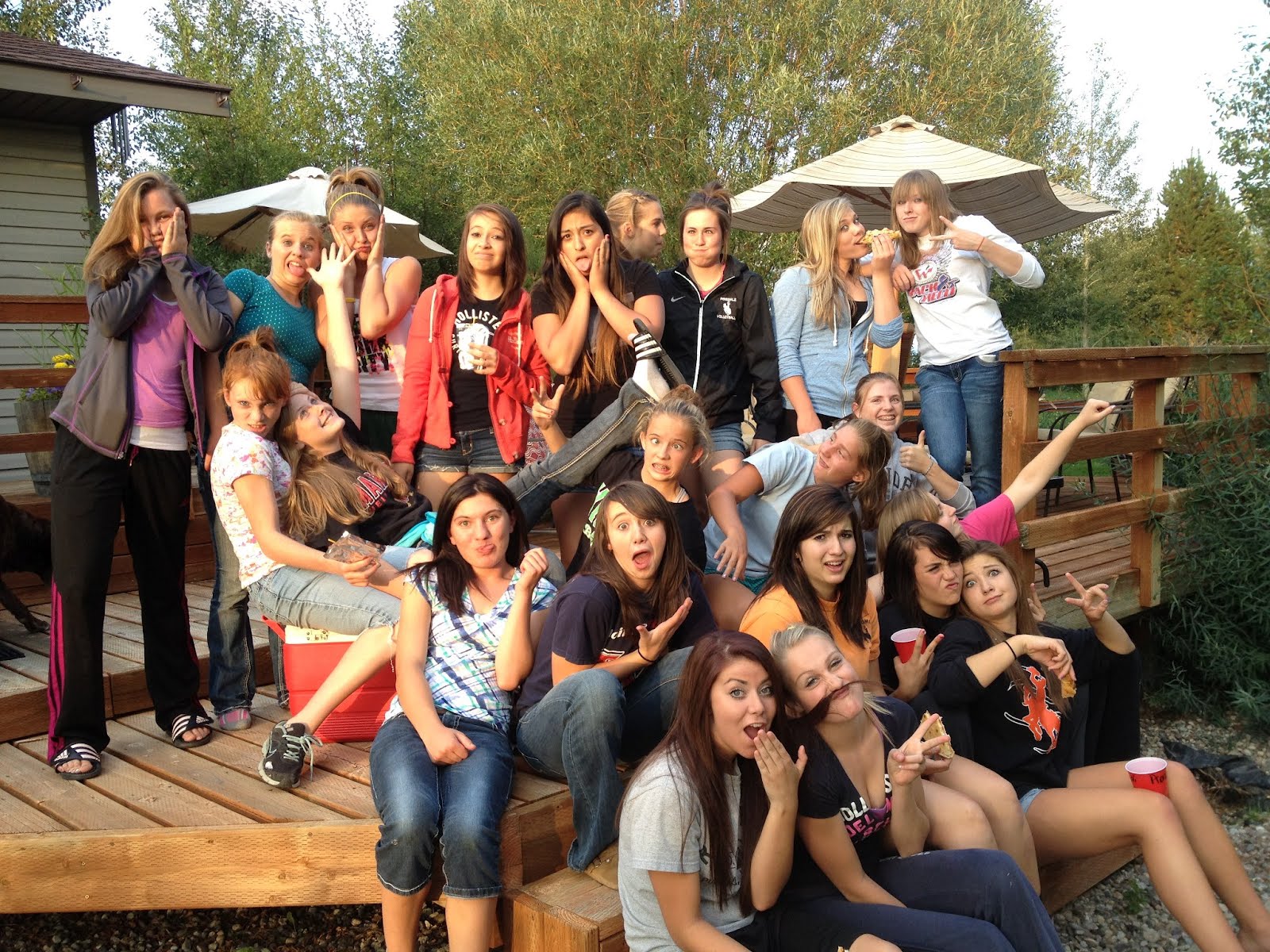 Pinedale Wrangler Volleyball: Team Sleep Over