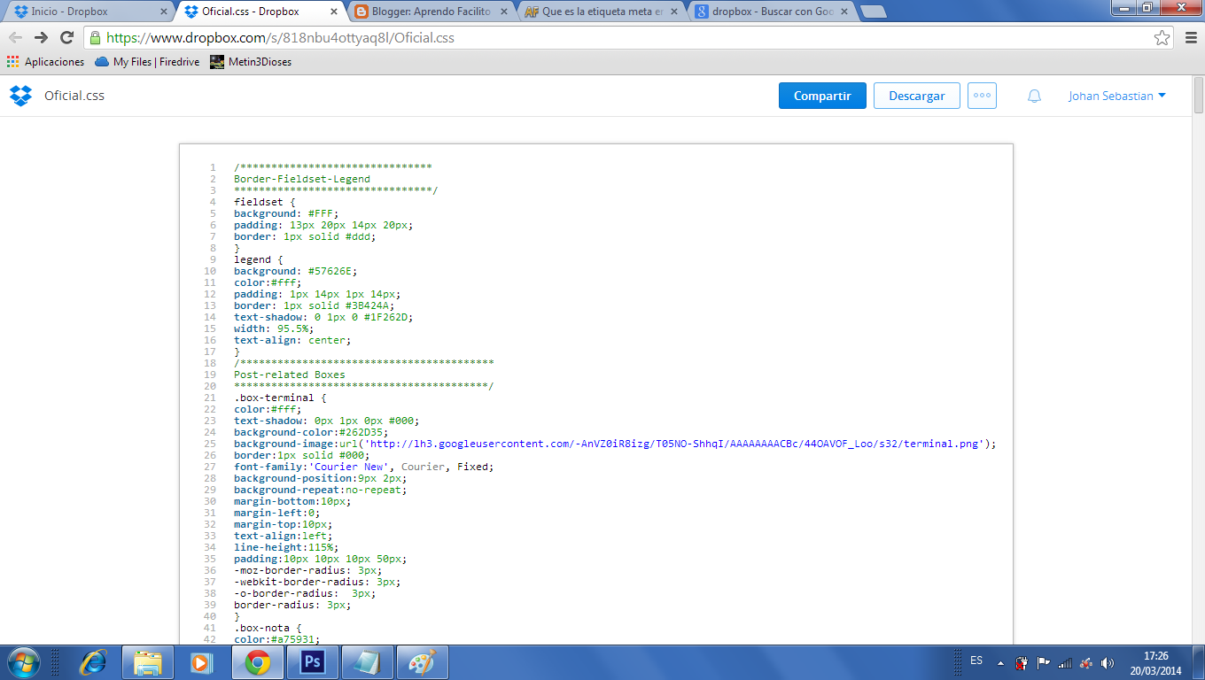 Como subir archivos css y js a dropbox y que funcionen - Aprendo Facilito
