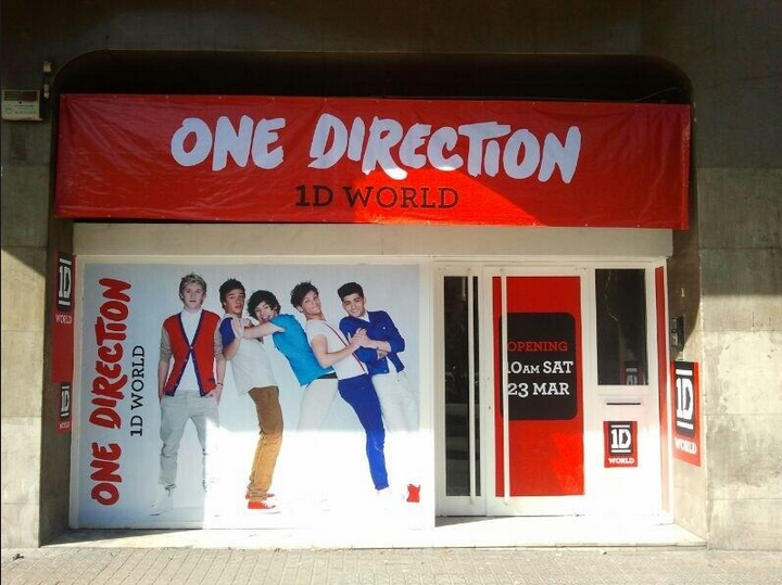 One Direction World Spain: 1D World Store Barcelona