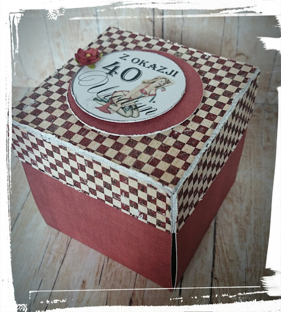 PapieremCzerpane: Męski Exploding Box - 40 urodziny