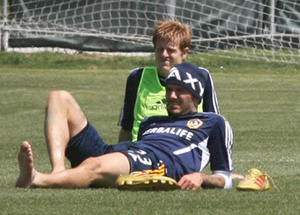 Straight Jock Feet: David Beckham feet...