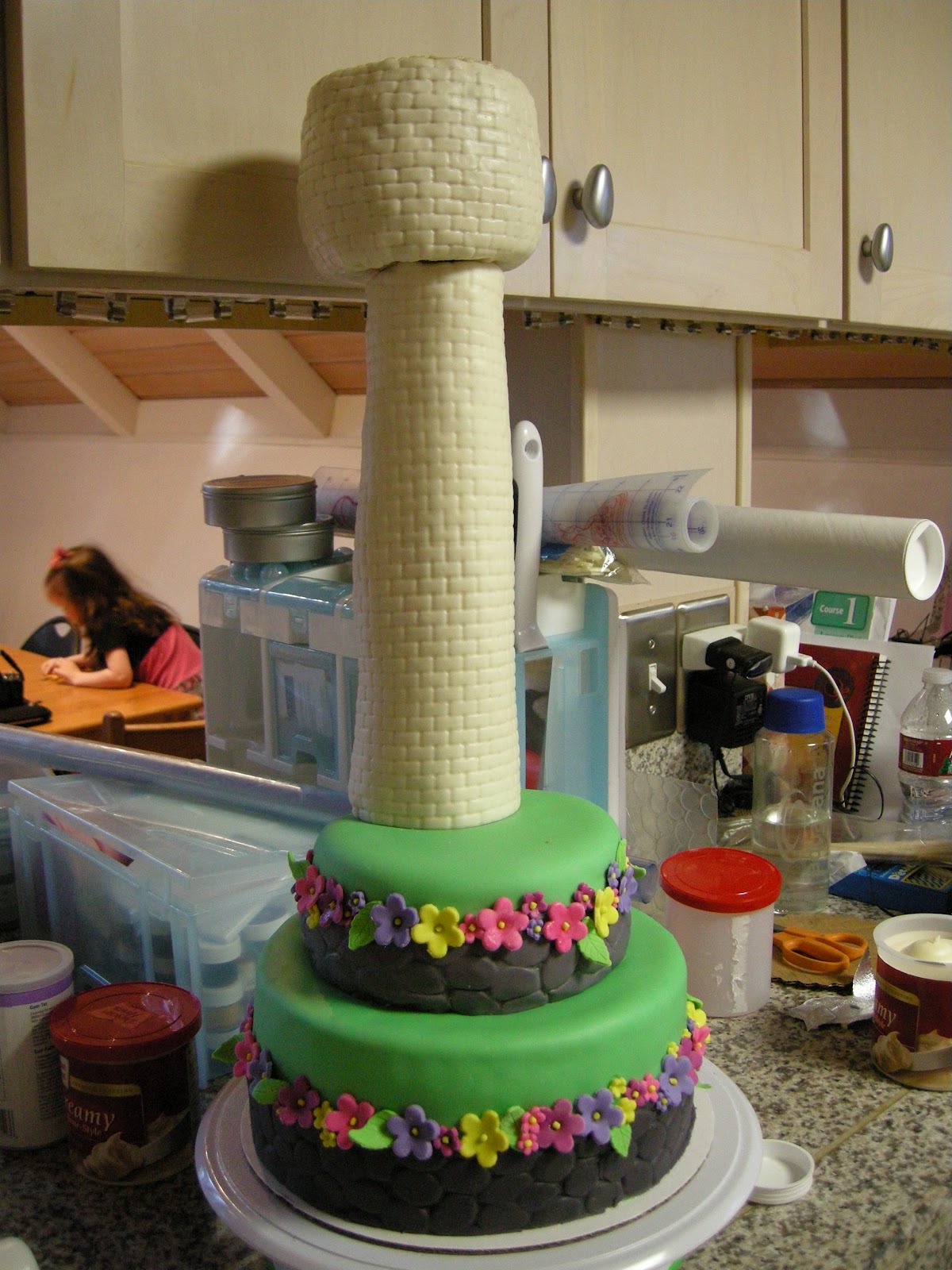 Cake Pop Insanity!: Tangled Rapunzel Tower Birthday Cake
