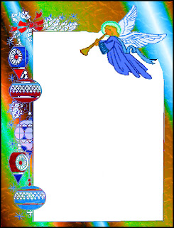 Christian Images In My Treasure Box: Angel Borders , Frames And Backgrounds