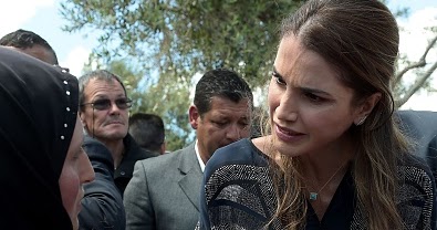 Royal Family Around the World: Queen Rania of Jordan Visit Syrian ...