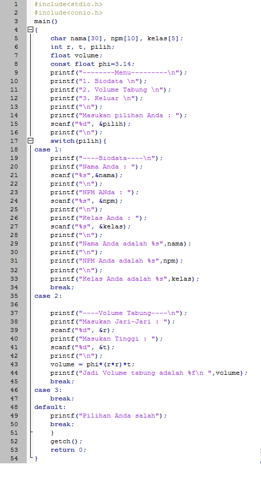 Contoh flowchart program switch - opmpico