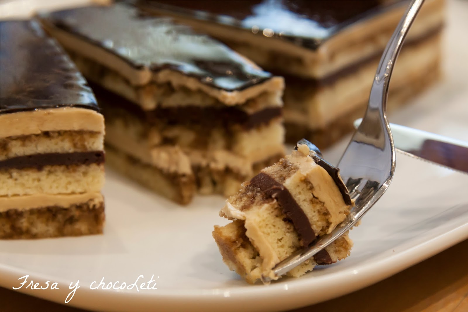 Fresa y chocoLeti: Tarta Ópera