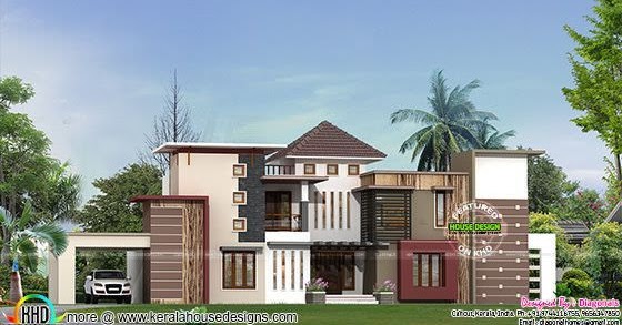 homes-design: Wide modern home architecture